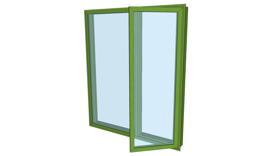 Double Mulled Window green | 3D Warehouse