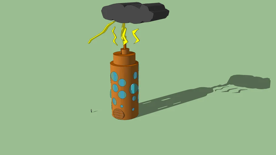 Lightning Strikes Building | 3D Warehouse