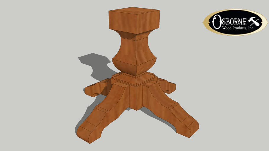 Transitional Pedestal Base Kit | 3D Warehouse