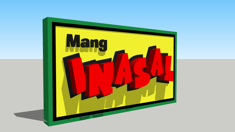 MANG INASAL 3D LOGO | 3D Warehouse