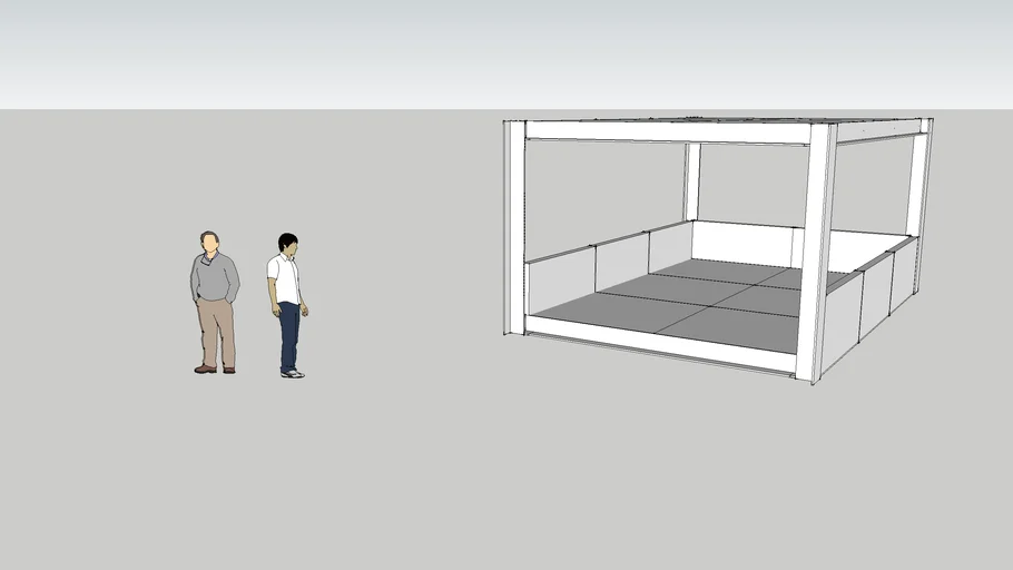 Stelconplaten met T balken. | 3D Warehouse