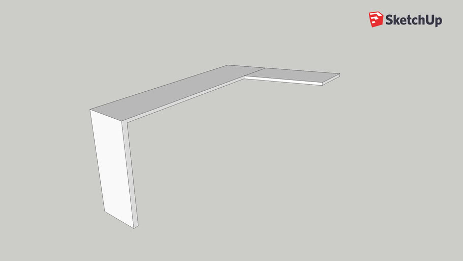 L shaped table 2 | 3D Warehouse