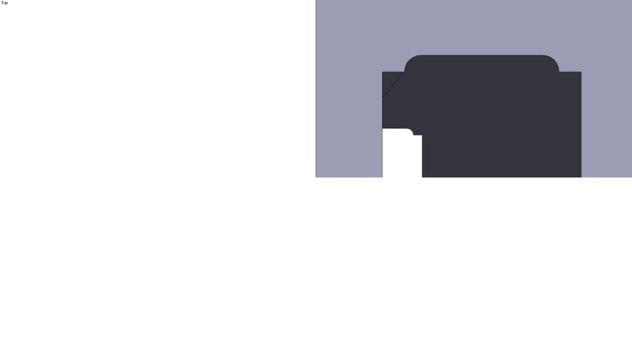 Grey cast-iron H section with radius - 100 x 20 x 300 mm | 3D Warehouse