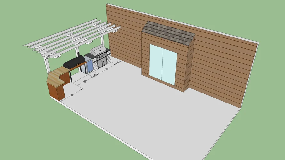 Outdoor Kitchen | 3D Warehouse
