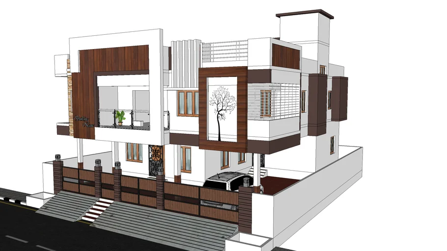 Elevation-HomePlanGuru | 3D Warehouse