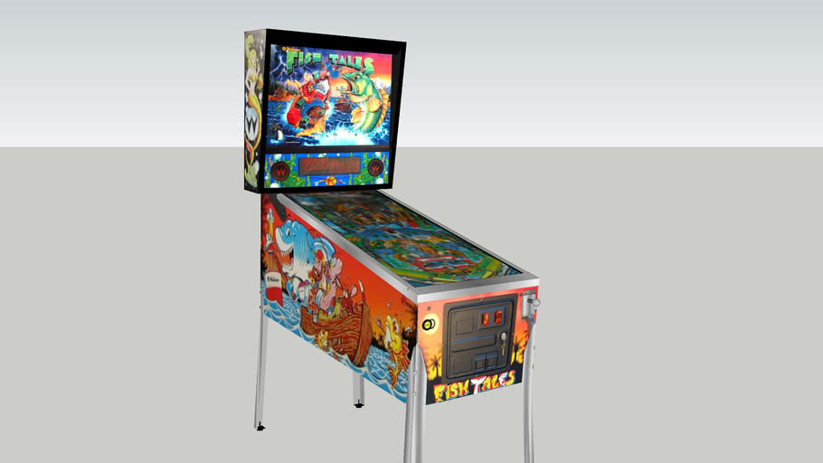 Fish Tales pinball machine | 3D Warehouse