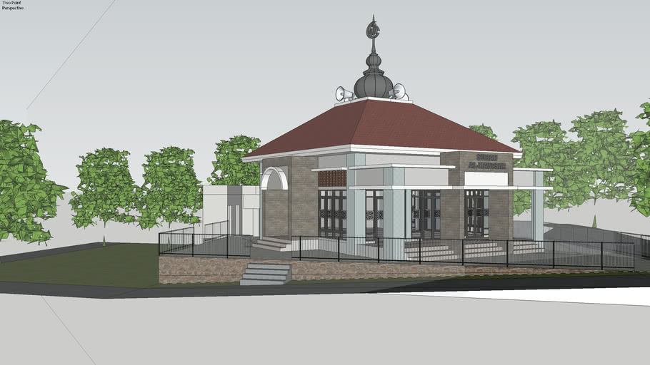 MASJID/MUSHOLLA/MOSQUE 12 X 9 M2 | 3D Warehouse