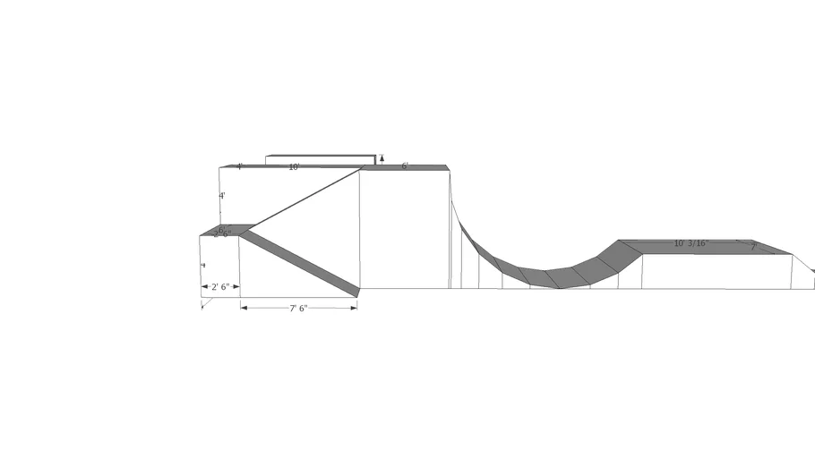 Half Pipe Layout | 3D Warehouse