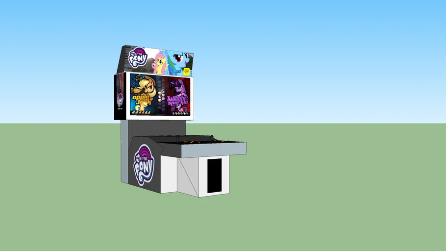 My Little Pony: Fighting is Magic - Deluxe Arcade Cabinet | 3D Warehouse