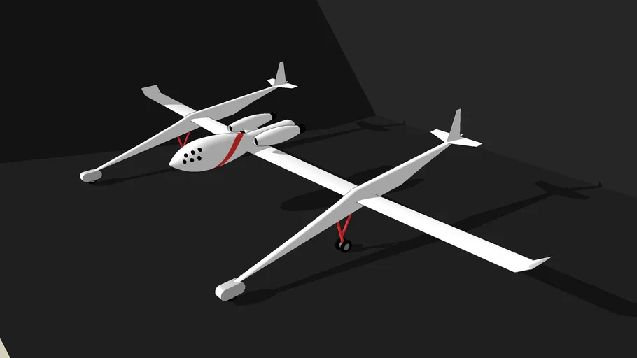 Rutan White Knight | 3D Warehouse