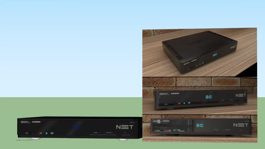 Receptor TV NET (ponto adicional) | 3D Warehouse