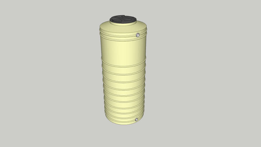 JOJO 750 litre Slimline water storage tank | 3D Warehouse
