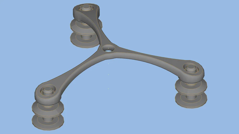 Spider Bracket (3-Way) | 3D Warehouse
