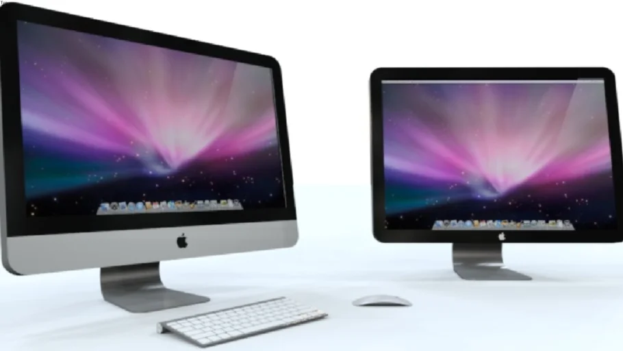 Apple Imac and LED cinema set | 3D Warehouse