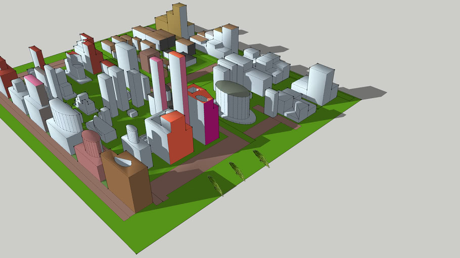 a basic city | 3D Warehouse