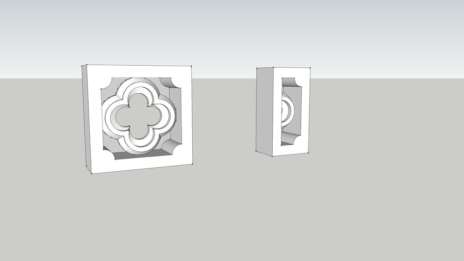 Cement Block Clover | 3D Warehouse