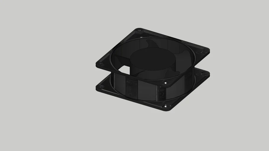 Fan 12V DC 120x120mm | 3D Warehouse