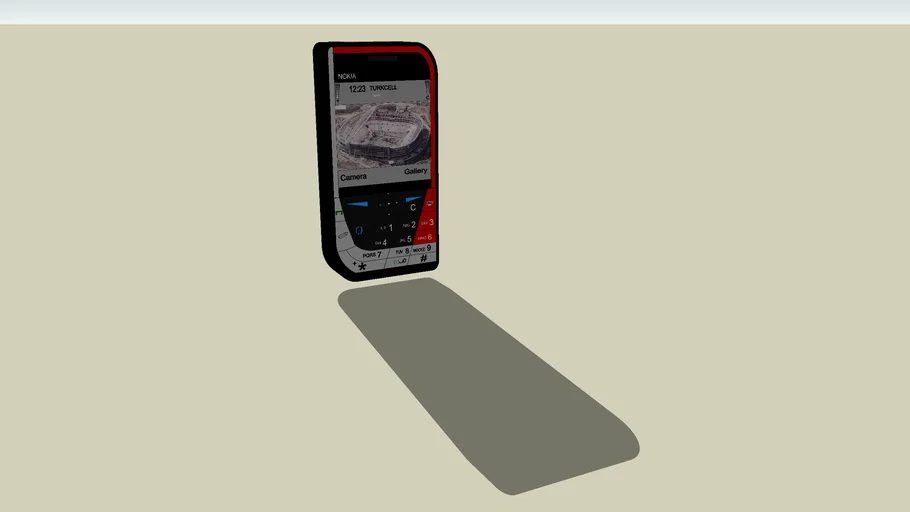 Nokia 7610 (Red&Black) | 3D Warehouse