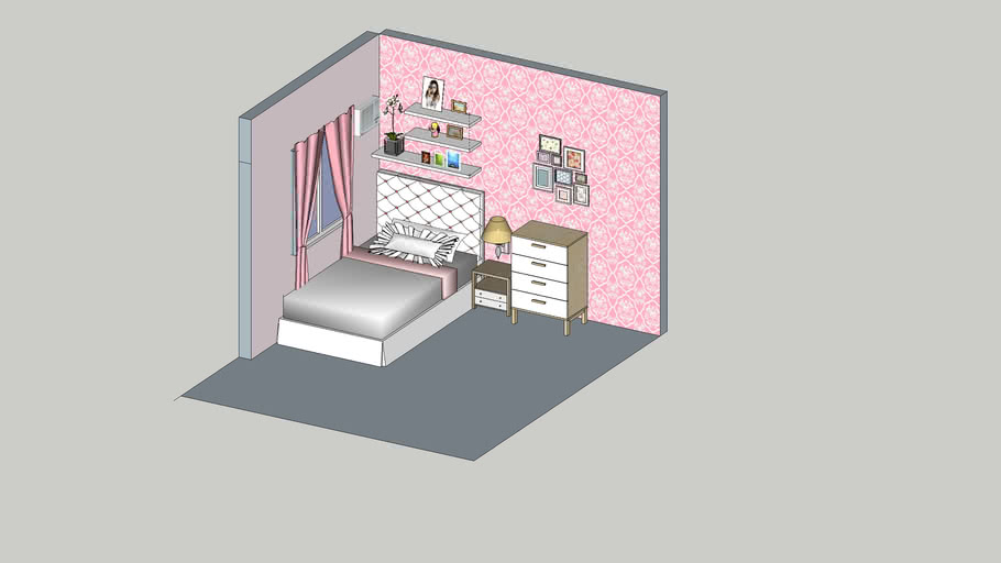 Girl's Bedroom by Dood | 3D Warehouse