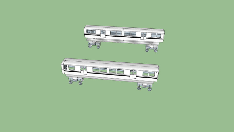 BART train | 3D Warehouse