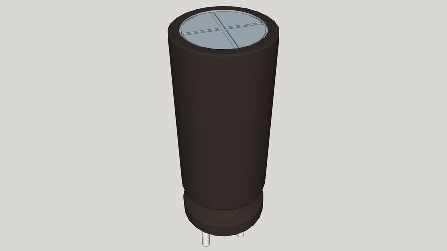 Electrolytic Capacitor | 3D Warehouse