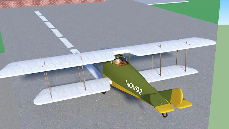 Biplane animation | 3D Warehouse