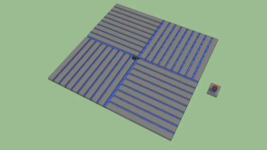 Minecraft 143x143 monster spawner/trap | 3D Warehouse