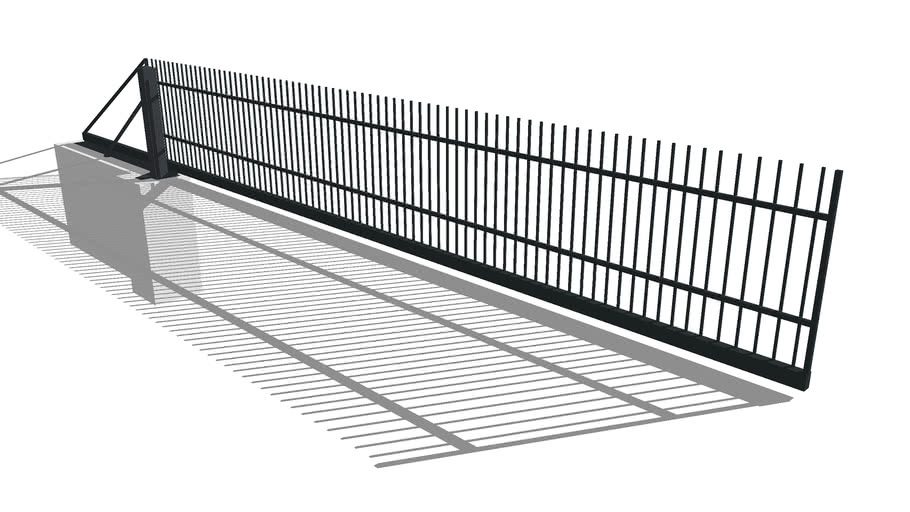 Sliding rolling gate animated | 3D Warehouse