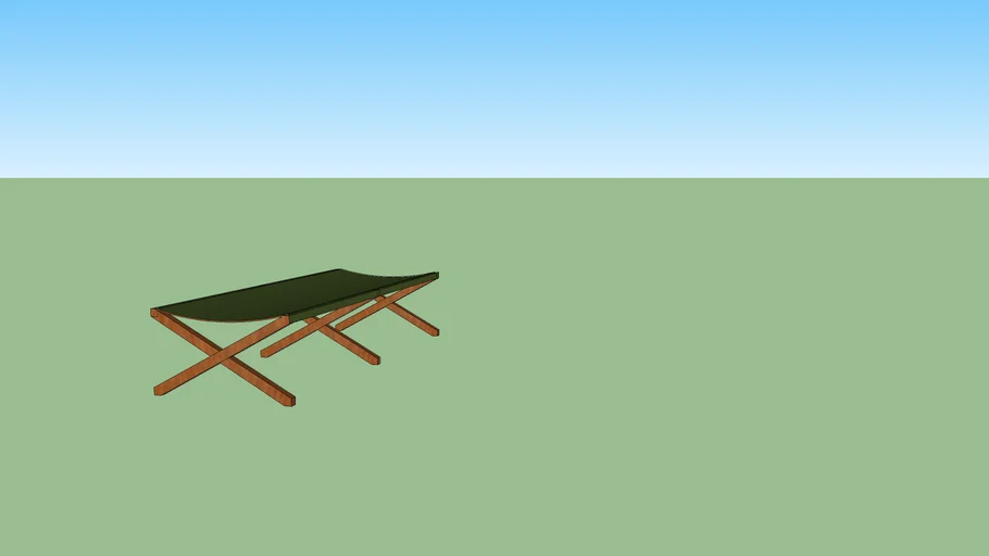Army cot | 3D Warehouse