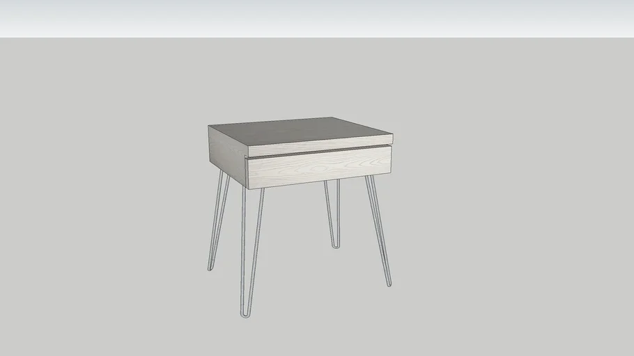Side table iris | 3D Warehouse