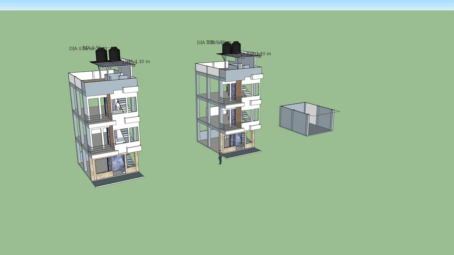 edif 3 plantas | 3D Warehouse