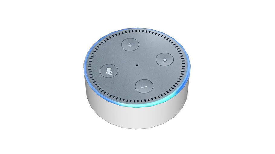Amazon Echo Dot music speaker - White | 3D Warehouse