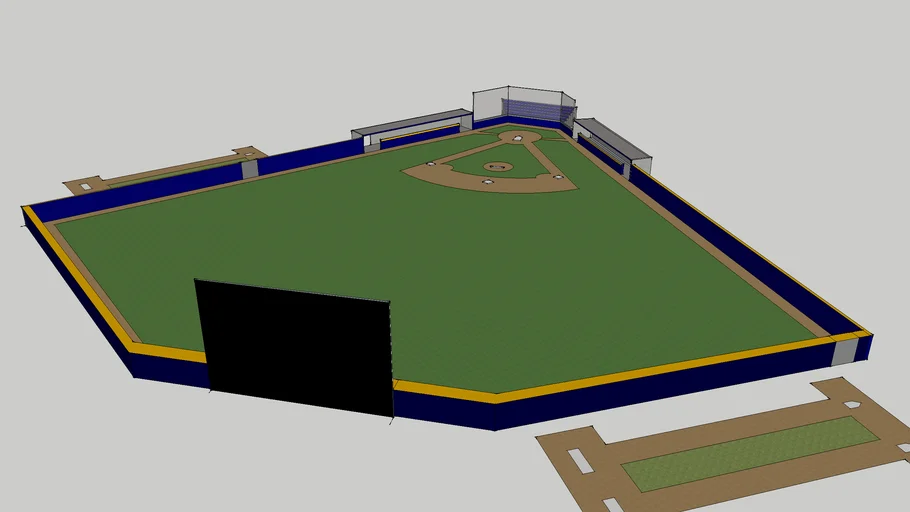 smal baseball field | 3D Warehouse