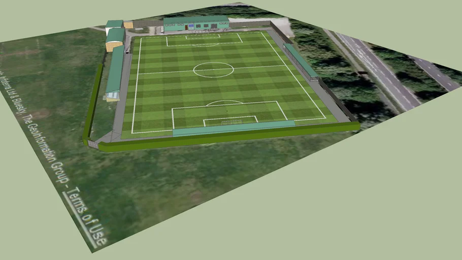 Court Farm Place Football Ground | 3D Warehouse