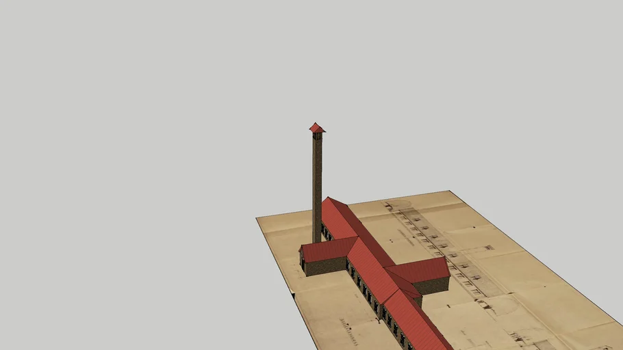 Nazi Crematorium and blueprint | 3D Warehouse