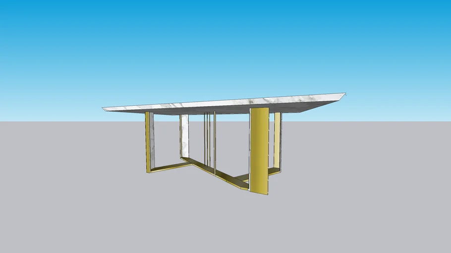 amber dining table jetclass | 3D Warehouse