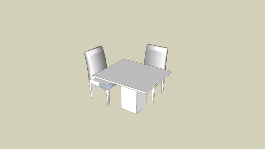 AUDITORIUM STAGE TABLE W/CHAIRS | 3D Warehouse