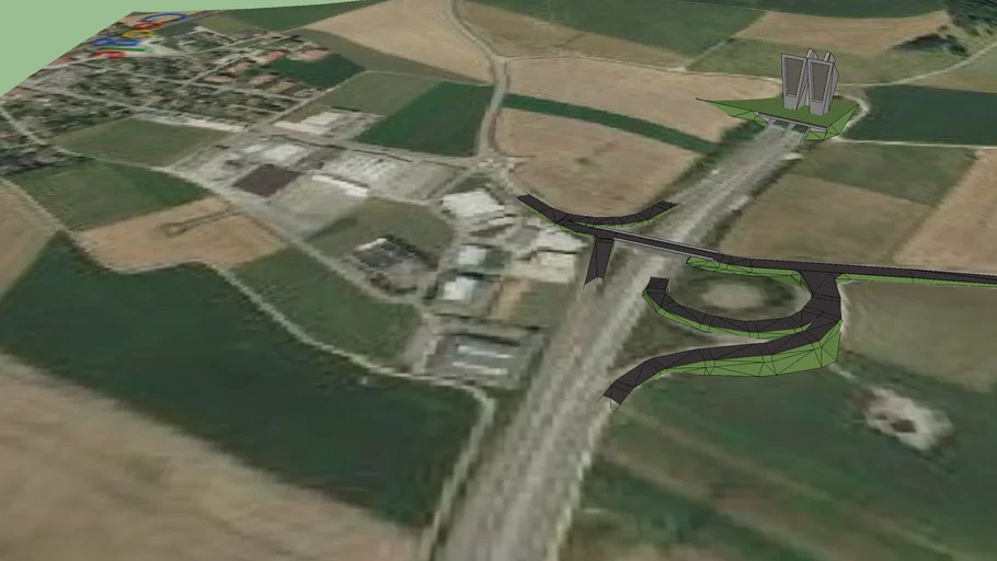 Autoroute A16 sortie Glovelier | 3D Warehouse