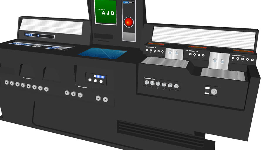 2001 Series - Discovery 1 – Pod Bay HAL-9000 Test Bench | 3D Warehouse