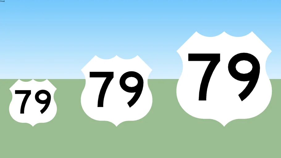 U.S. 79 Sign | 3D Warehouse