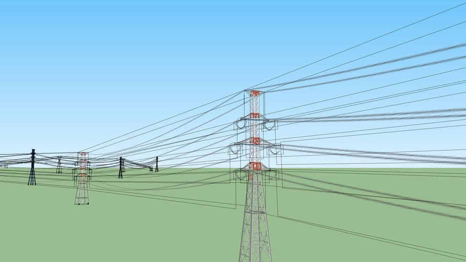 Power Lines at Kallo (Ft. Kallo Power Lines) | 3D Warehouse