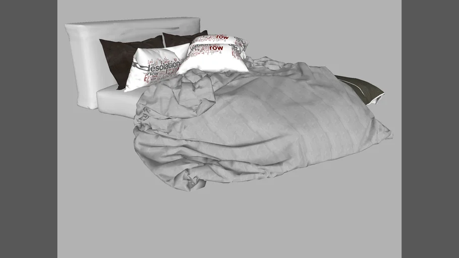 Messy Bed | 3D Warehouse