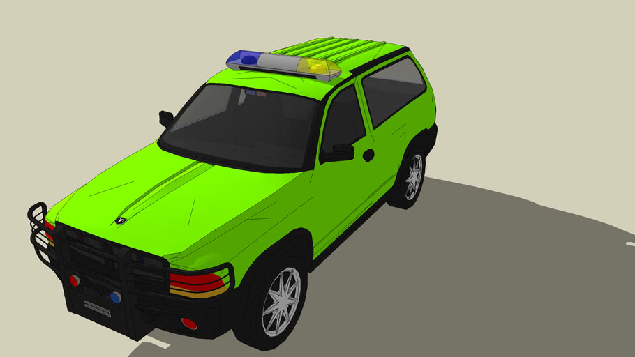 police car | 3D Warehouse
