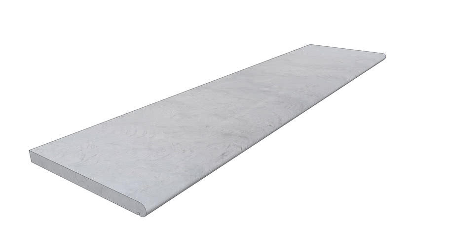 Heath Sandstone Sawn Step 2000 x 500 x 40mm Bullnose Edge with Drip ...
