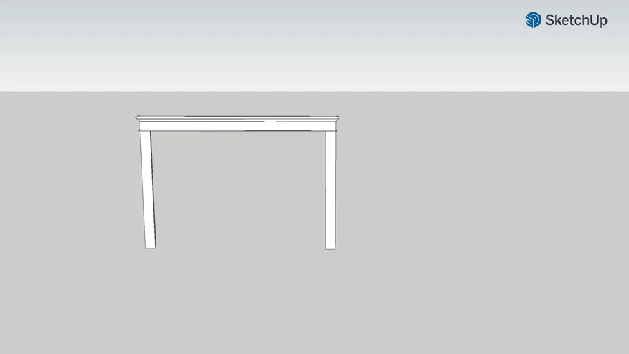 window casing for 48 72 window | 3D Warehouse