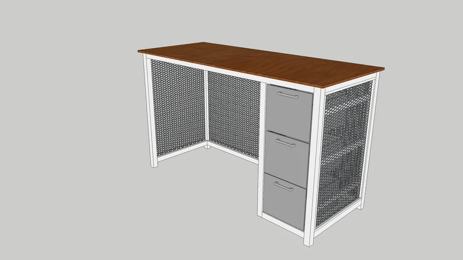 Workstation table | 3D Warehouse