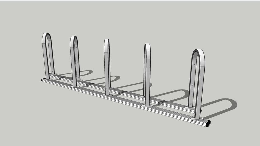 Bike Rack: The Fremont Bike Corral Skew 10 | 3D Warehouse