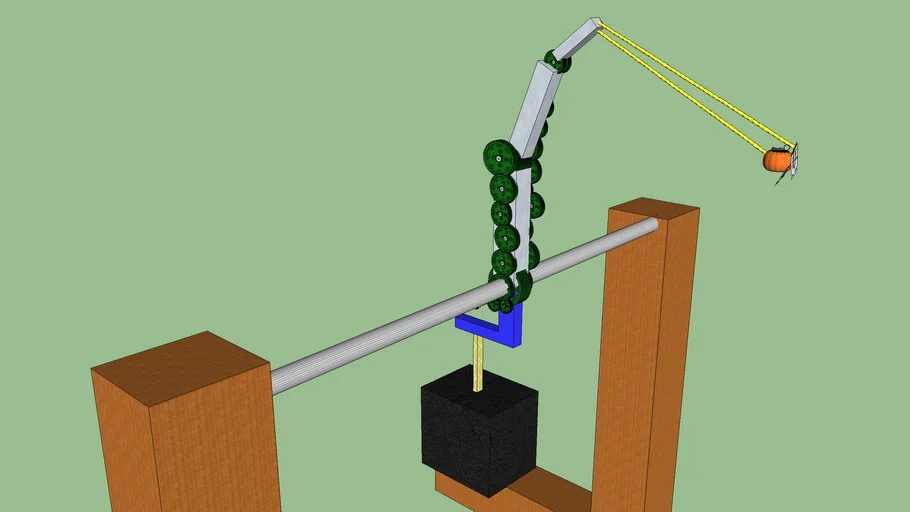 Catapult-Advanced Super Slinger Arm (for pumpking chunkin) | 3D Warehouse