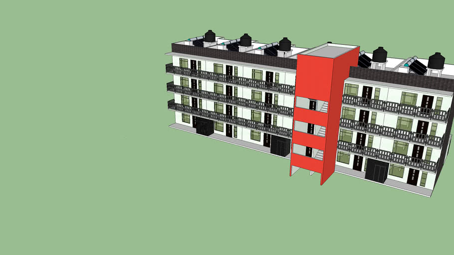 edificio multifamiliar | 3D Warehouse