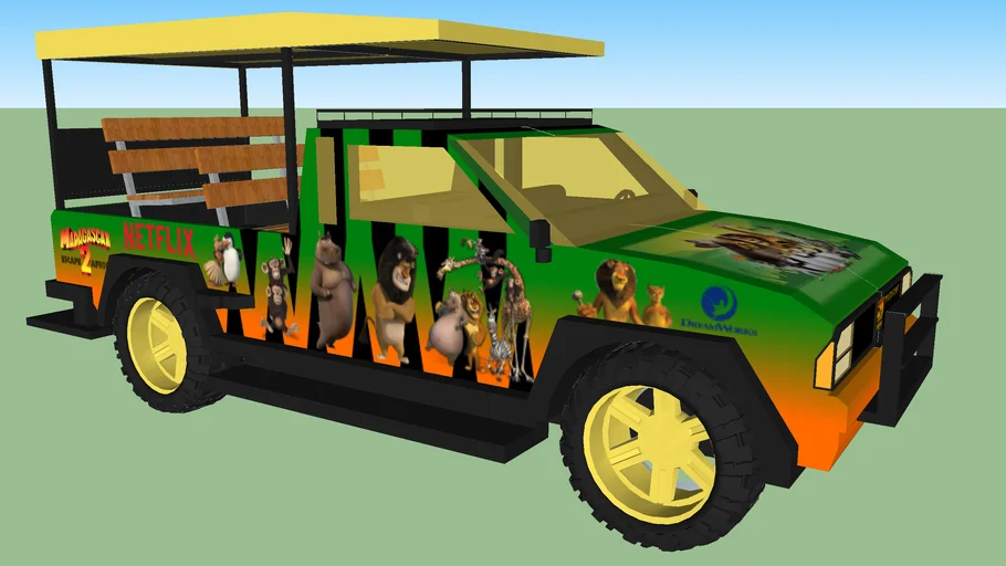 DreamWorks Madagascar Escape 2 Africa Car | 3D Warehouse
